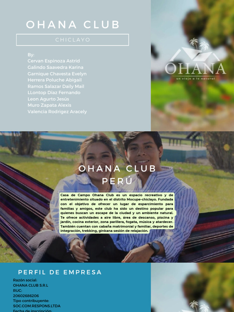 Ohana Club | PDF