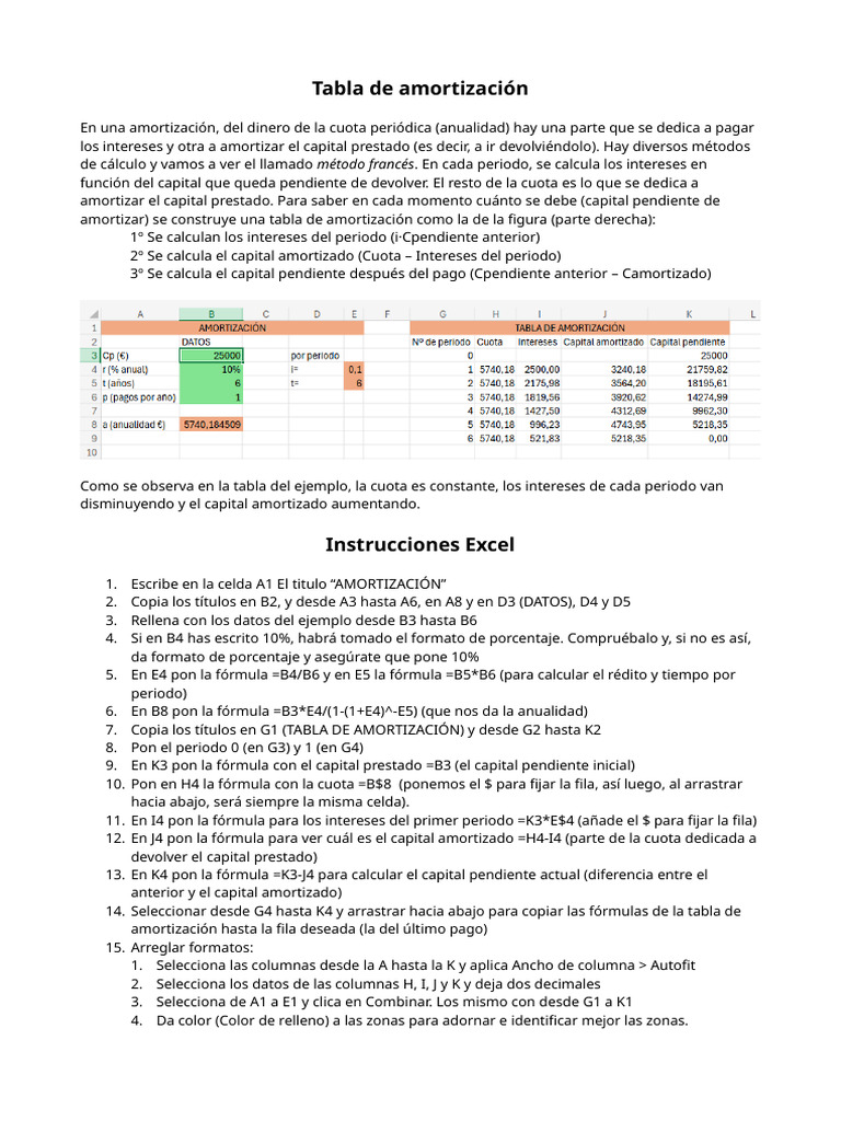 tabla-amortizacion-excel-instrucciones | PDF | Ajedrez | Teoría del ajedrez