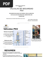 Tipos y Funcionamiento de Válvulas PSV | PDF | Válvula | Presión