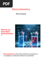 Electrolysis - Chemistry IGCSE Notes | PDF | Ion | Anode