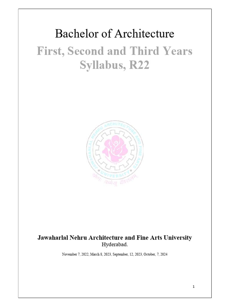 Jnafau Arch r22 Syll | PDF | Drawing | Cement