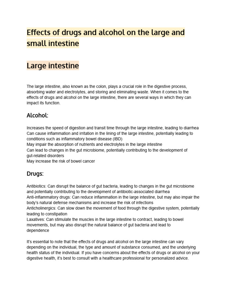 bio intestines | PDF | Gastrointestinal Tract | Diarrhea