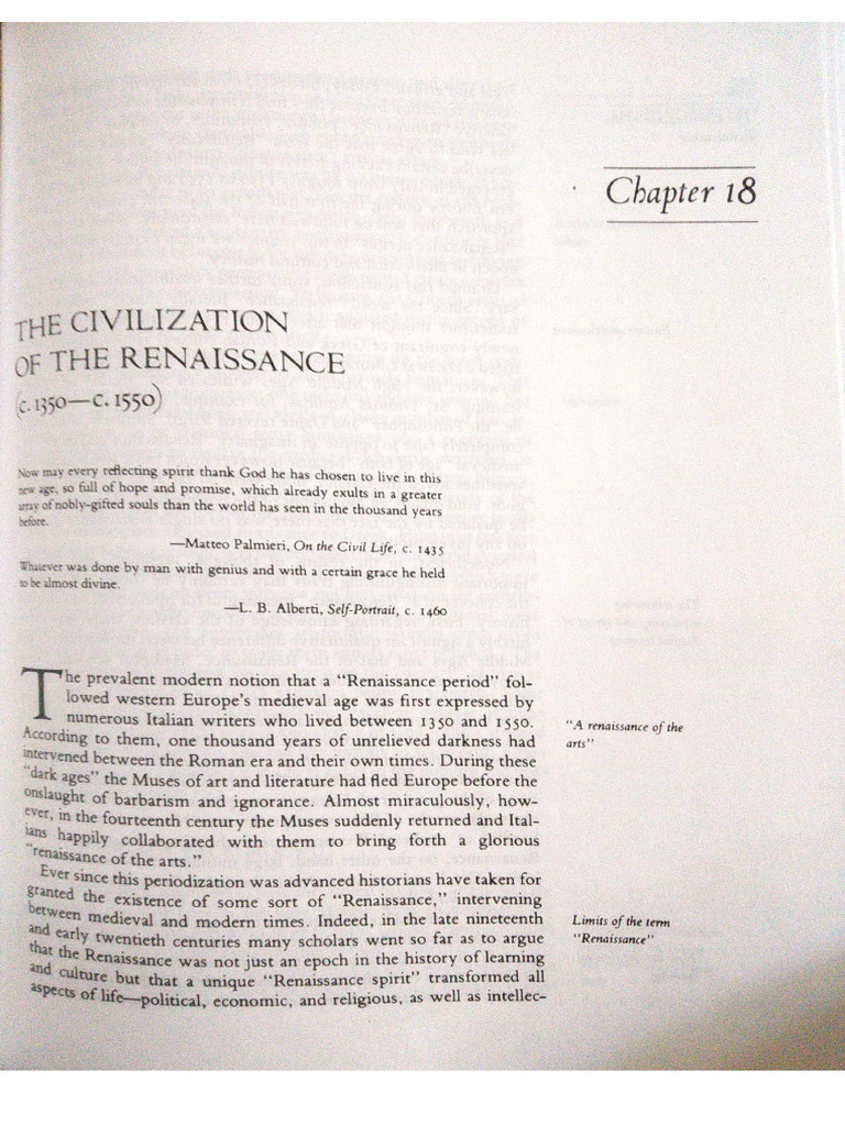 The Civilisation of Renaissance - Burns, Ralph, Lerner, Meacham-1 | PDF