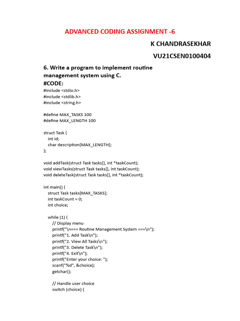 Advanced Coding Assignment-6(0404) | PDF | Computing | Computer Engineering Advanced Coding Assignment-6(0404) | PDF | Computing | Computer Engineering