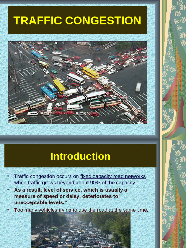 Week 10 - Traffic Congesion | PDF | Traffic Congestion | Traffic