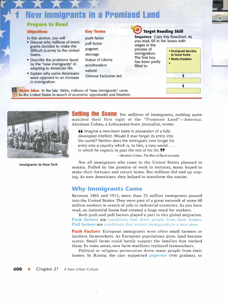 New Immigrants in A Promised Land | PDF | Nativism (Politics) | Human ...