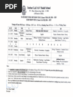 Half Yearly Examination Date Sheet Class XI and XII 2025-26 | PDF