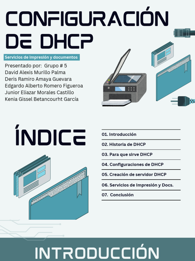 DHCP y Servicios de Impresion y Documentos | PDF | Dirección IP | Internet