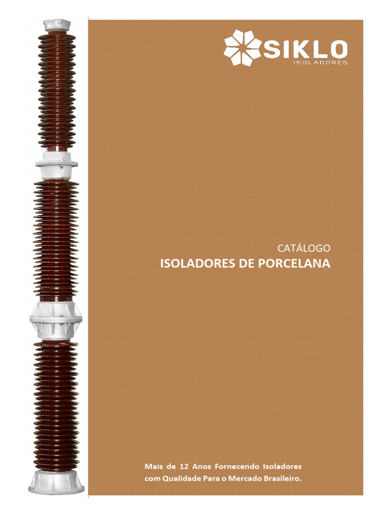 Isoladores de Porcelana para Energia Elétrica | PDF | Estresse ...