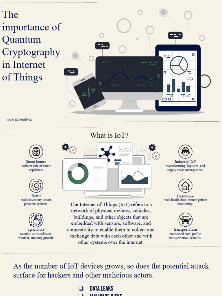 Quantum Cryptography and IoT | PDF | Internet Of Things | Cryptography