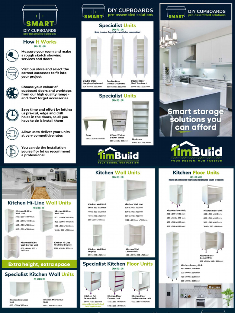 Smart DIY Cupboards TimBuild Group | PDF