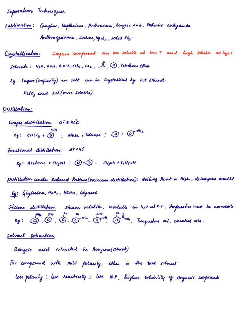 NCERT POC & Salt Analysis | PDF | Chromatography | Solvent