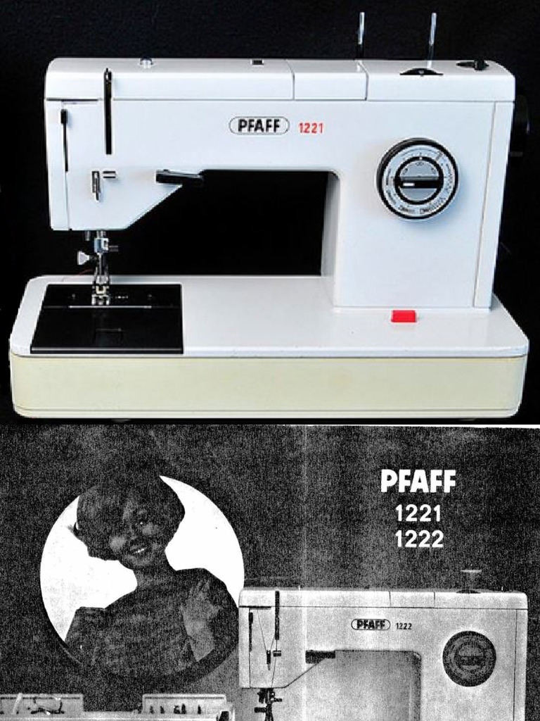 Pfaff 1221 1222 - Manual | PDF | Sewing | Seam (Sewing)