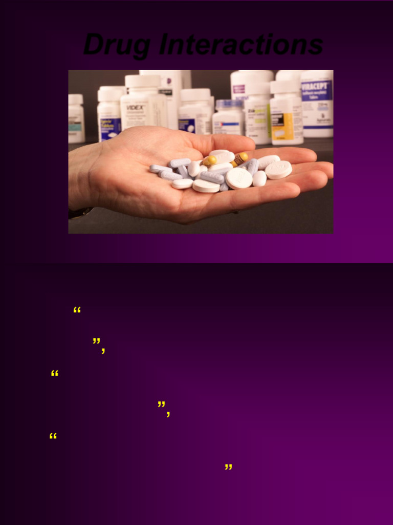 Drug Interactions | PDF | Drug Metabolism | Pharmacogenomics