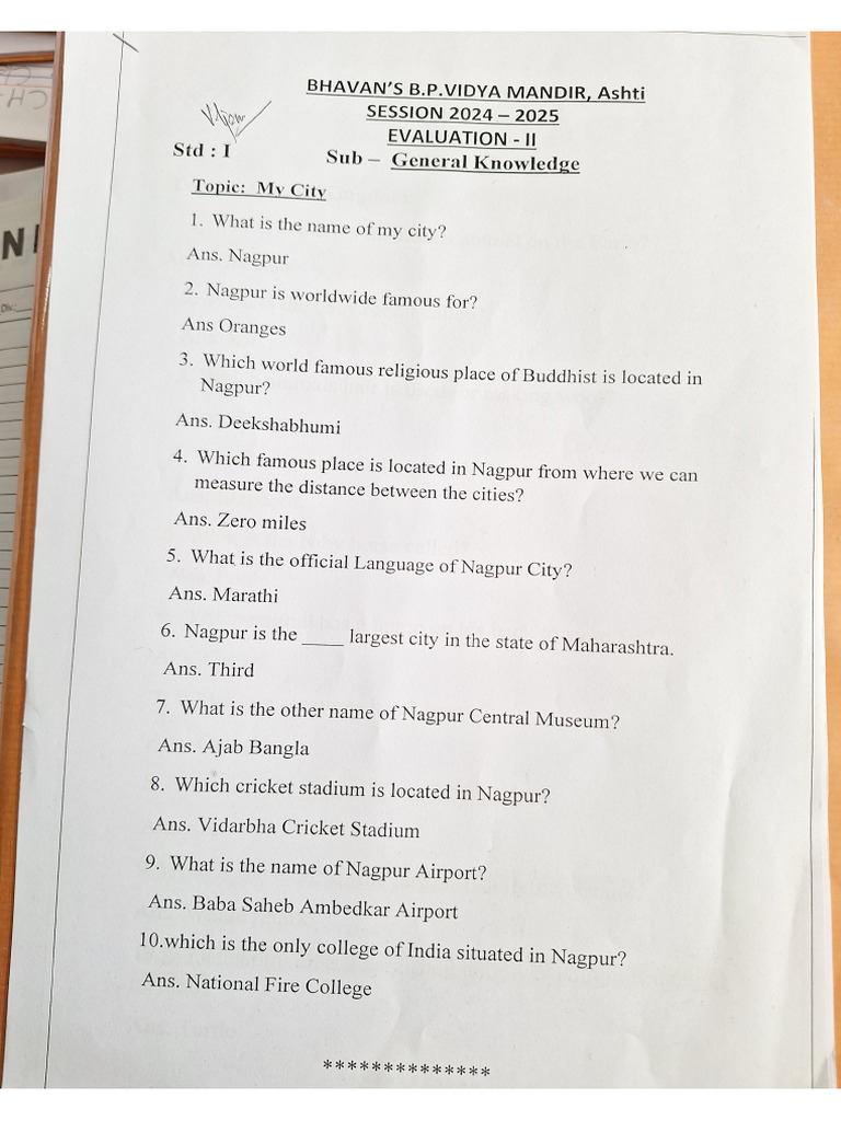 GK EVA II FINAL | PDF