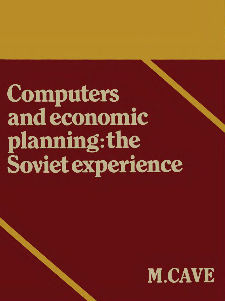 Soviet Economic Planning and Computers | PDF | Economies