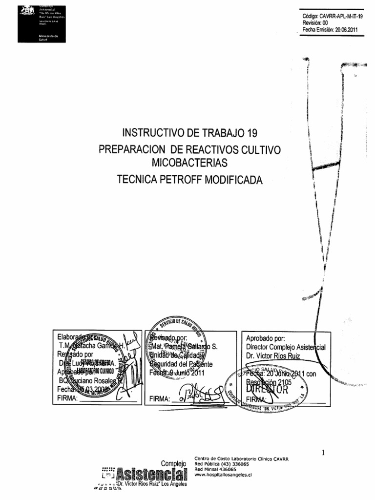 Instructivo Trabajo Nº19 | PDF