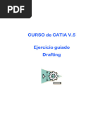 MANUAL Iniciacion A GENERACION DE PLANOS Con CATIA V5 | PDF | Ventana ...
