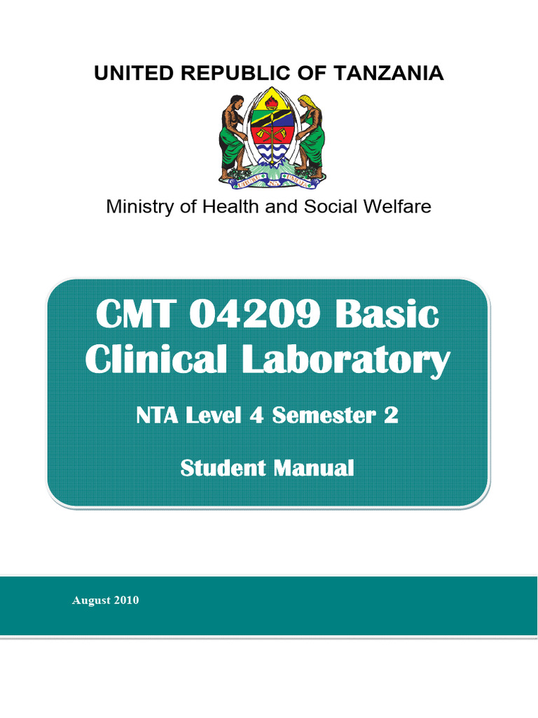 SM - CMT 04209 Basic Clinical Laboratory | PDF | Sterilization (Microbiology) | Disinfectant