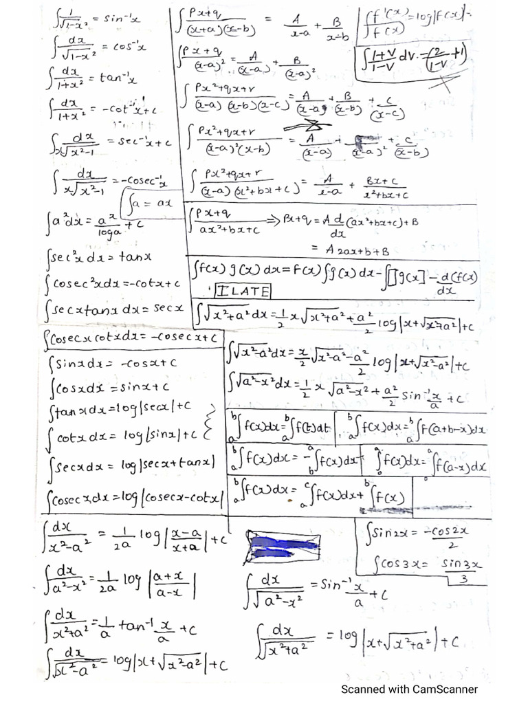 CALC C FORMULAS | PDF