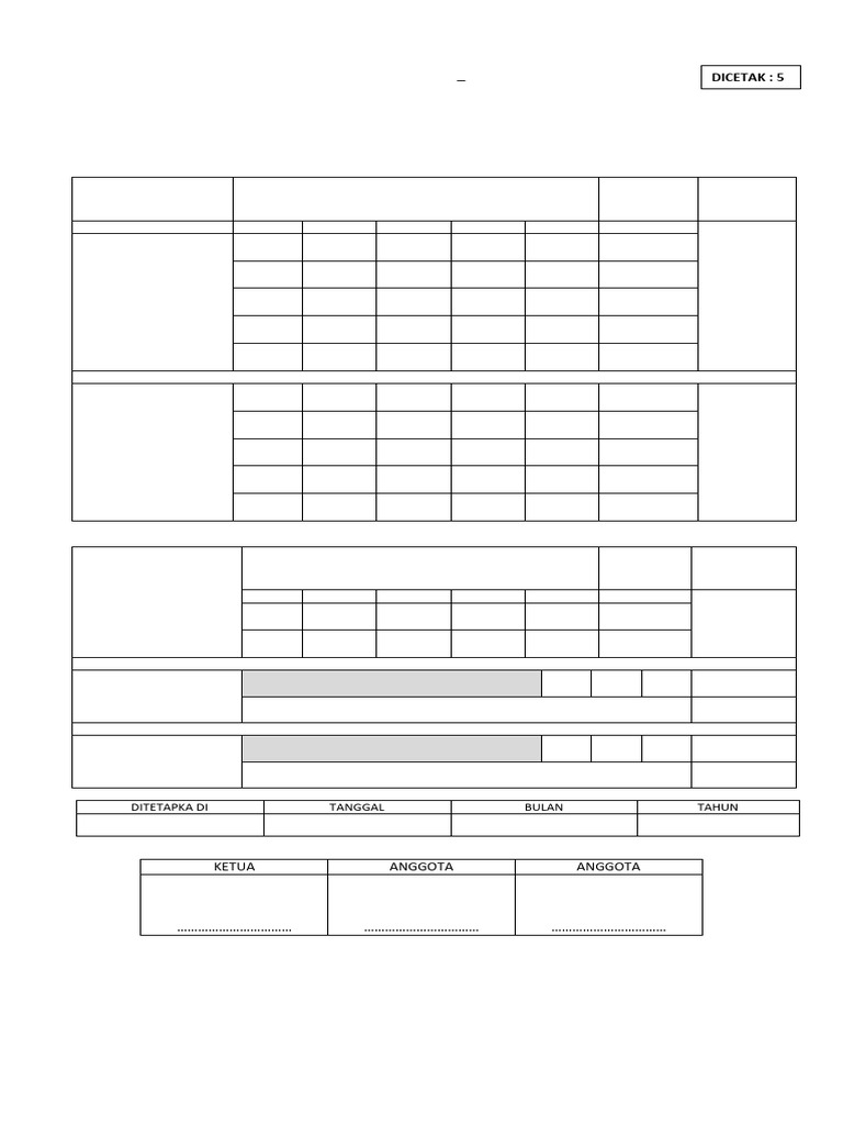 C PLANO Pemilihan RW Dan RT | PDF