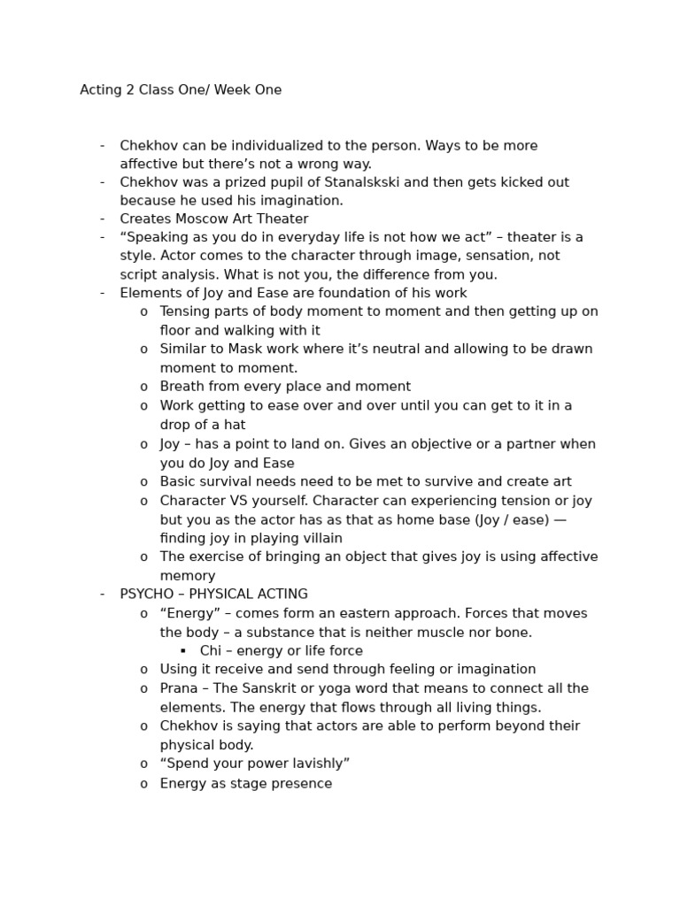 Week One : Class One | PDF | Feeling | Psychological Concepts