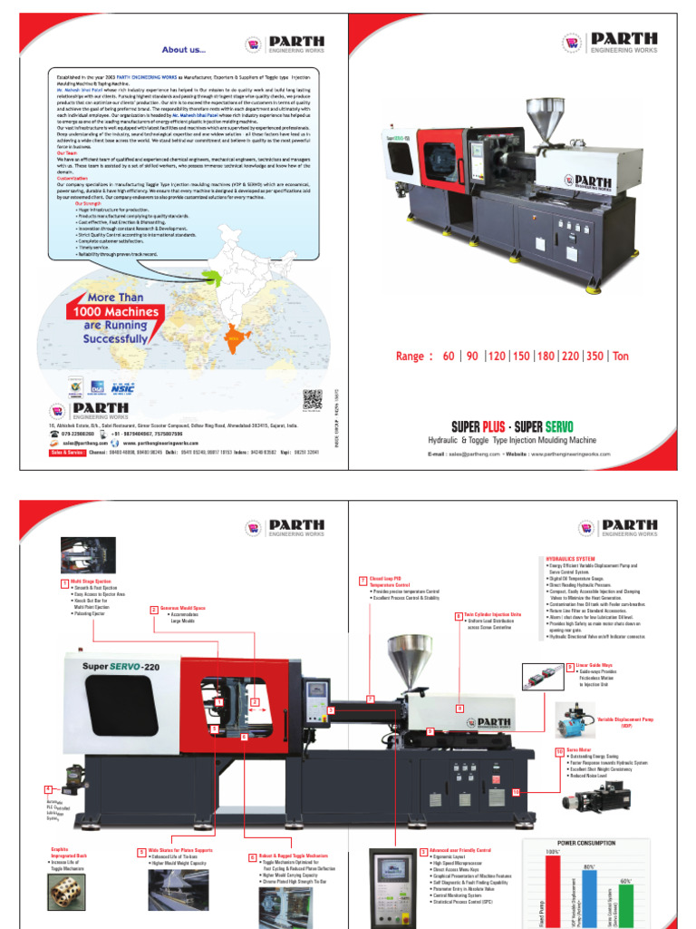 150 Ton Horizontal Injection Molding Machine | PDF | Machines | Mechanical Engineering