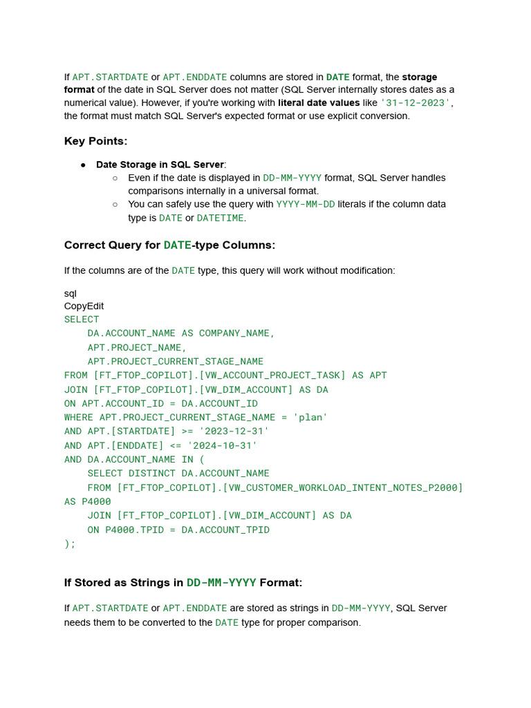 If APT Modified Query With Conversion | PDF | Microsoft Sql Server | Software
