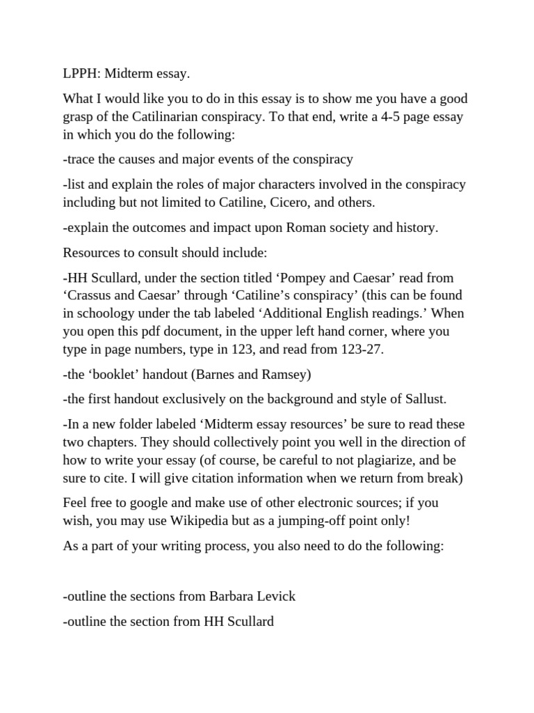 LPPH+Midterm+Essay+24 25 | PDF