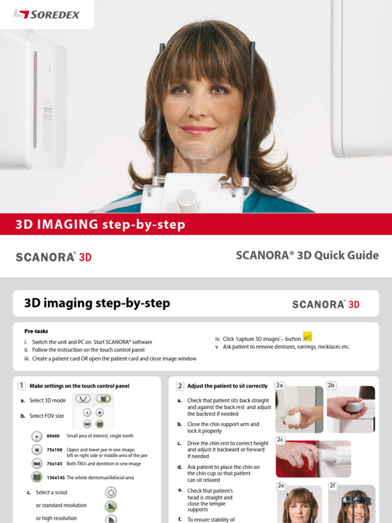 2 SCANORA 3D Quick Guide 3D ENG A4 Low | PDF