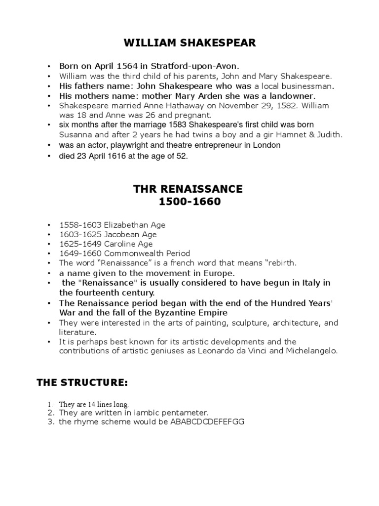 Sonnet 130 | PDF | William Shakespeare | Sonnets