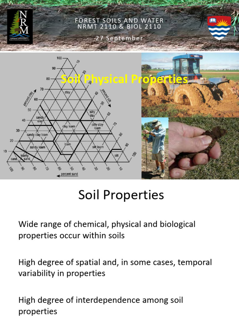 Soils T3a- Physical Properties | PDF | Soil | Natural Materials