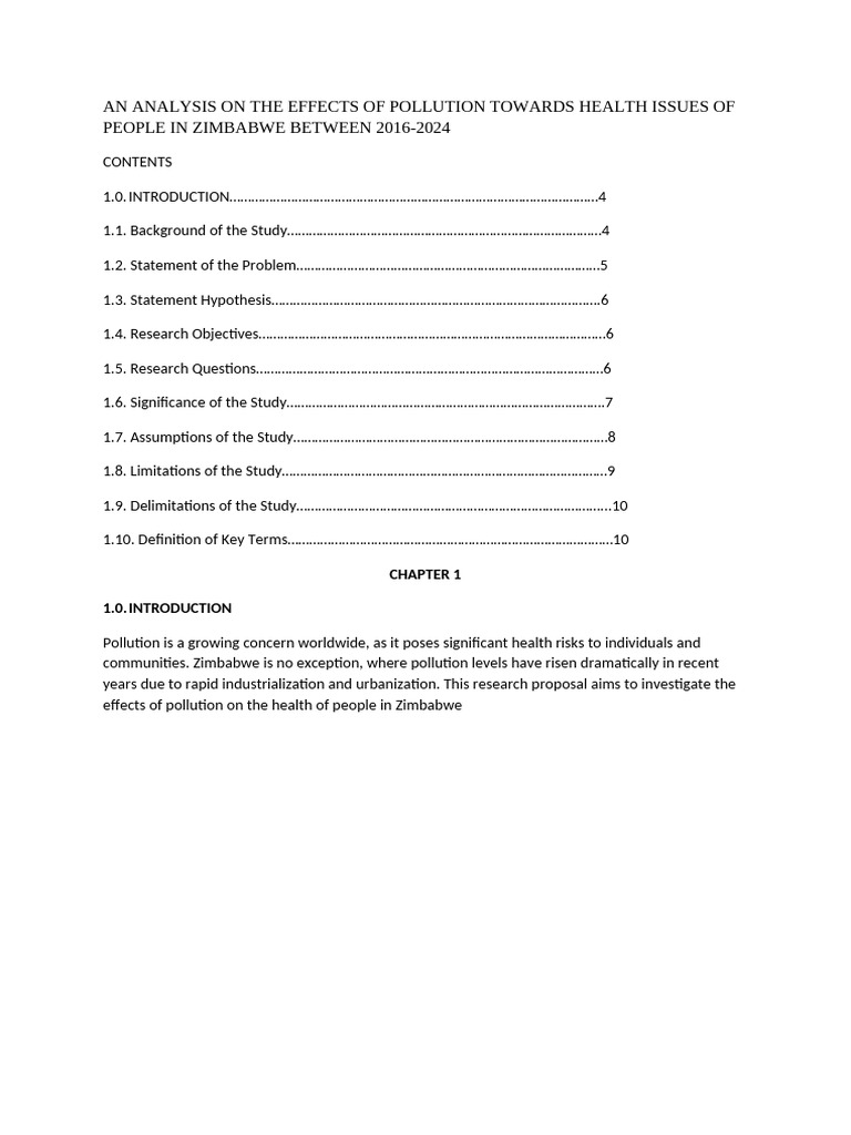 Research Proposal Outline For Diploma | PDF