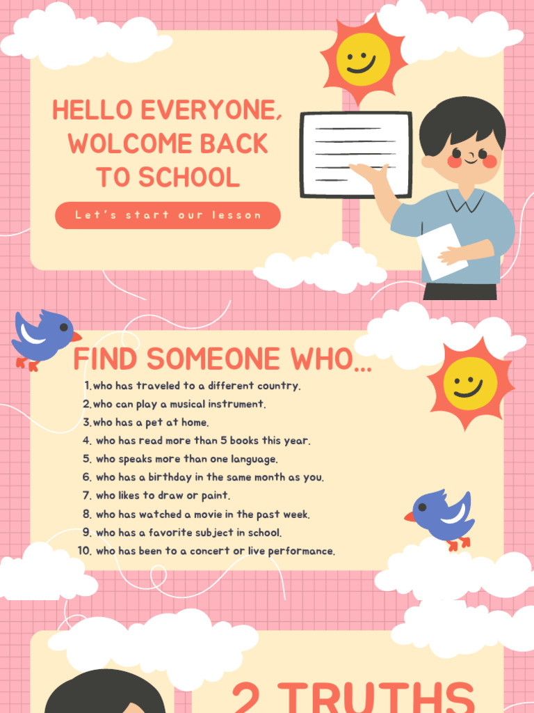 Back-to-School Icebreaker Activities | PDF