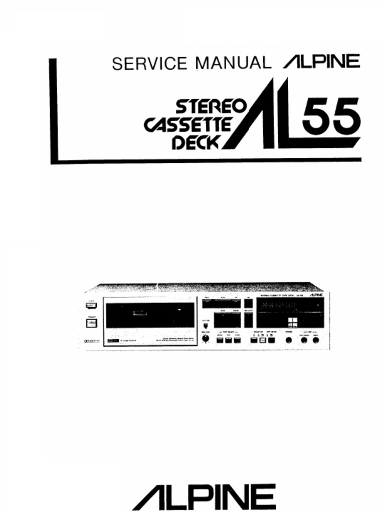 Alpine AL55 Tape SM | PDF