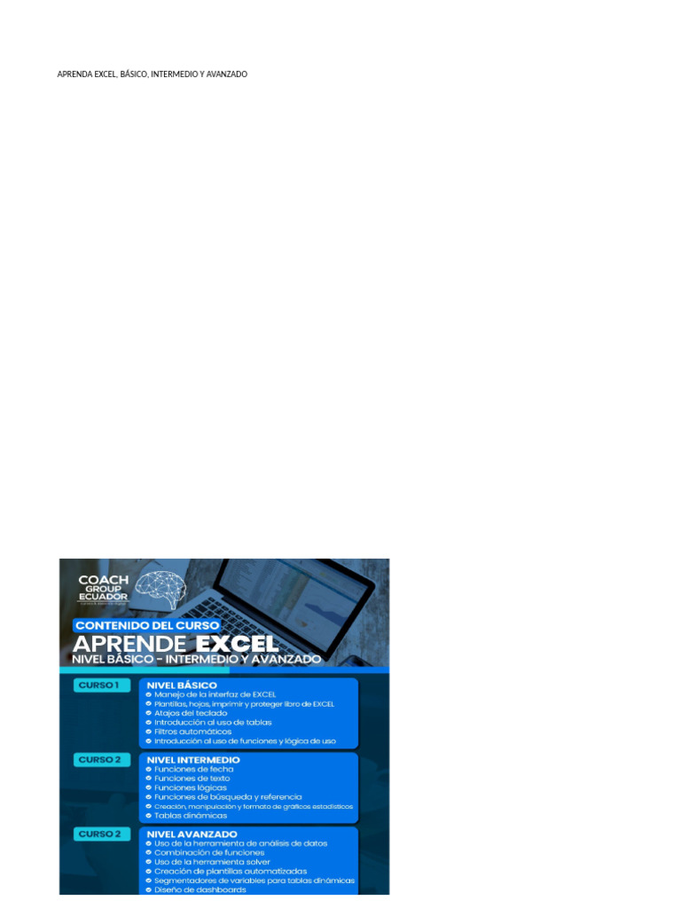 Aprenda Excel | PDF