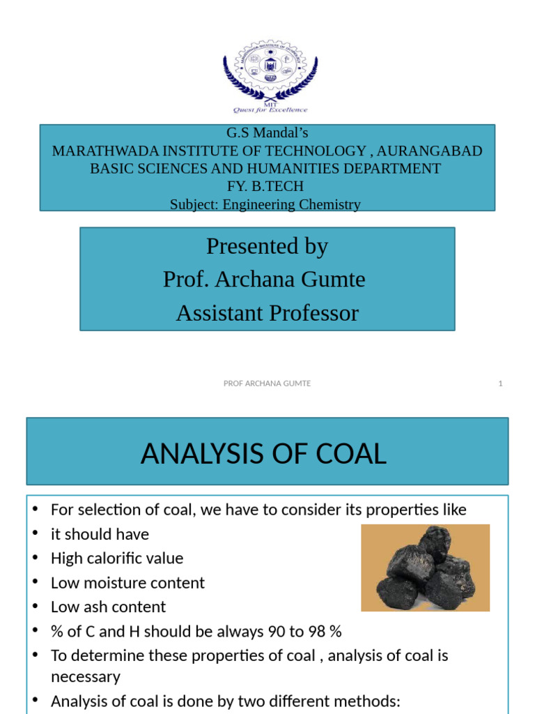 Proximate Analysis of Coal | PDF | Coal | Combustion