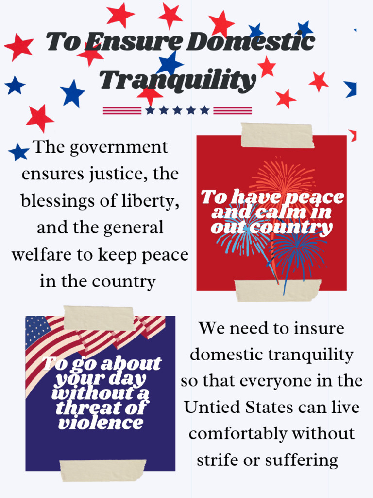 To Ensure Domestic Tranquility .PDF | PDF