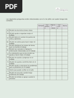Cuestionario Job Descriptive Index | PDF | Sicología