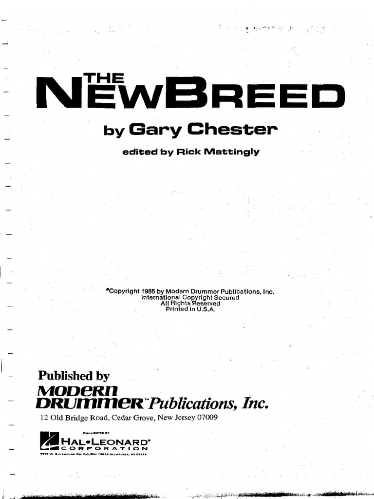 Gary Chester - The New Breed 2 | PDF