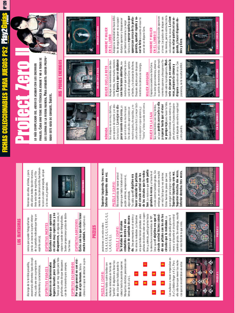 Playmania Ficha Project Zero II | PDF