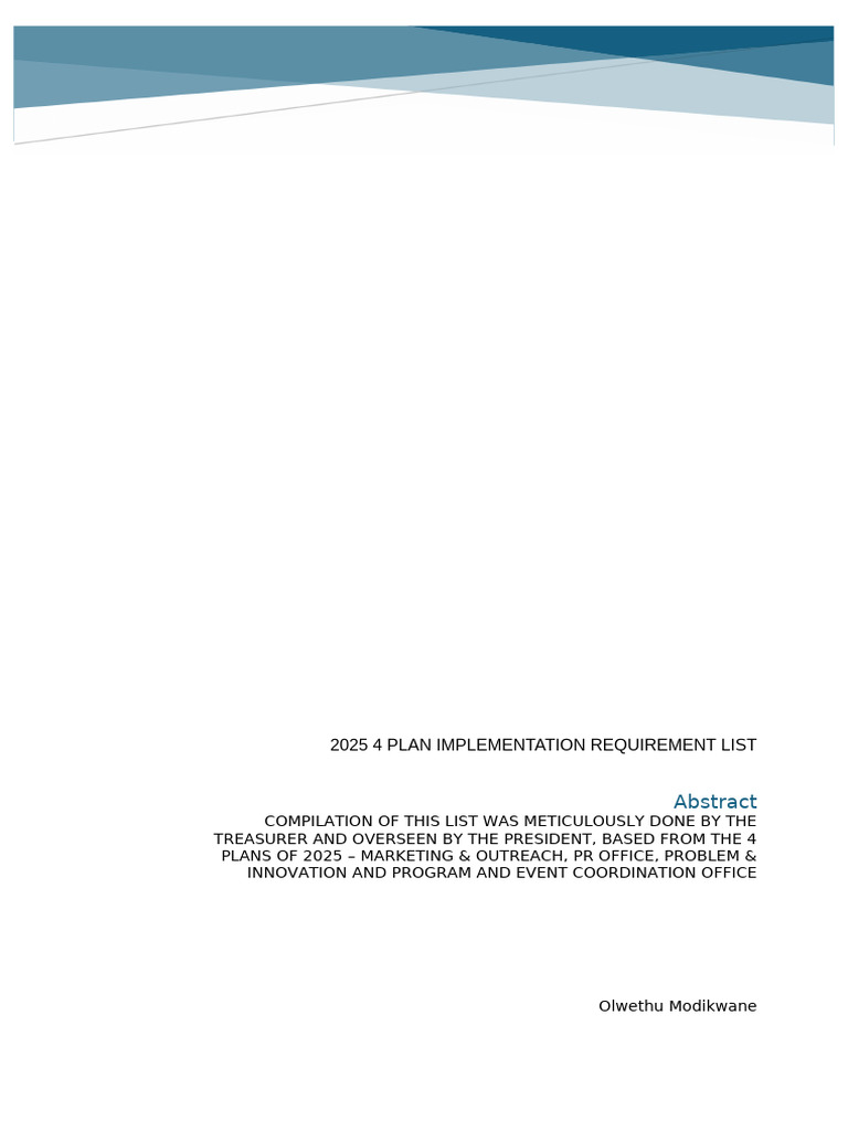 2025 Strategic Plan Requirements | PDF