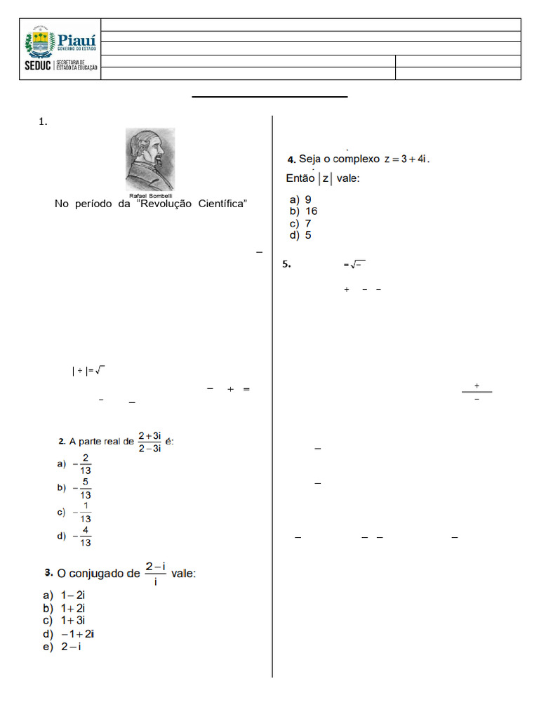 3ºano - ATIVIDADE FINAL COMPLEXO | PDF