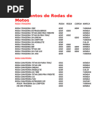 Tabela de Rolamentos para Motos | PDF | Negócios | Computadores