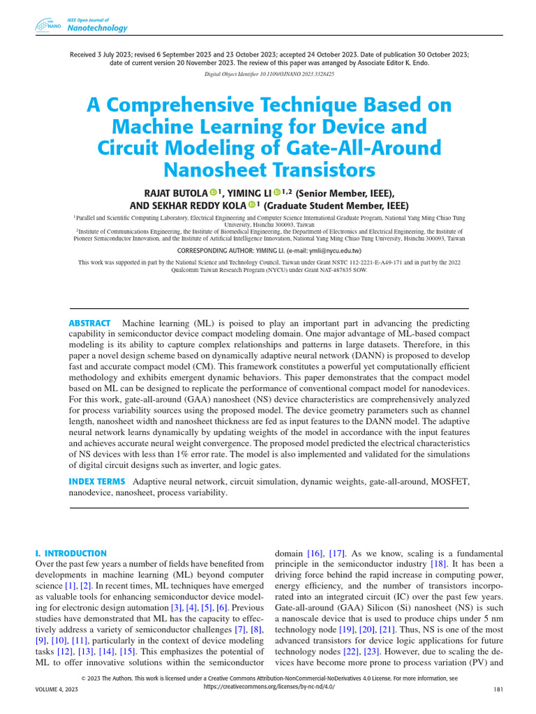 A Comprehensive Technique Based On Machine Learning For Device and ...