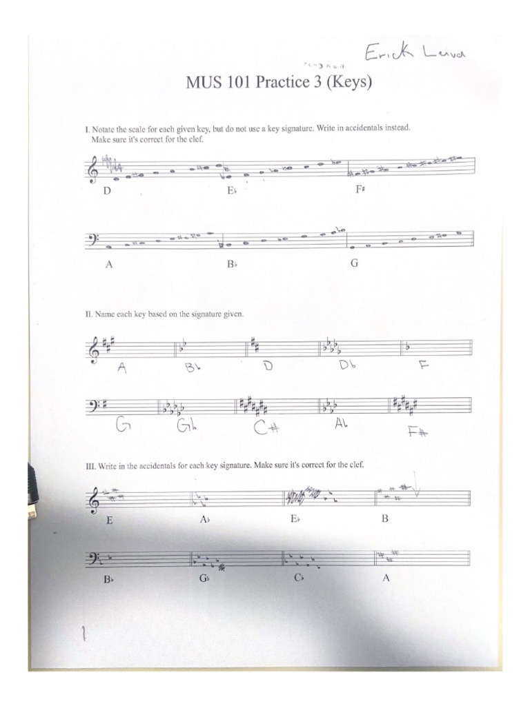 MUS 101 Practice 4 (Rhythm 2) | PDF | Chord (Music) | Musical Notation