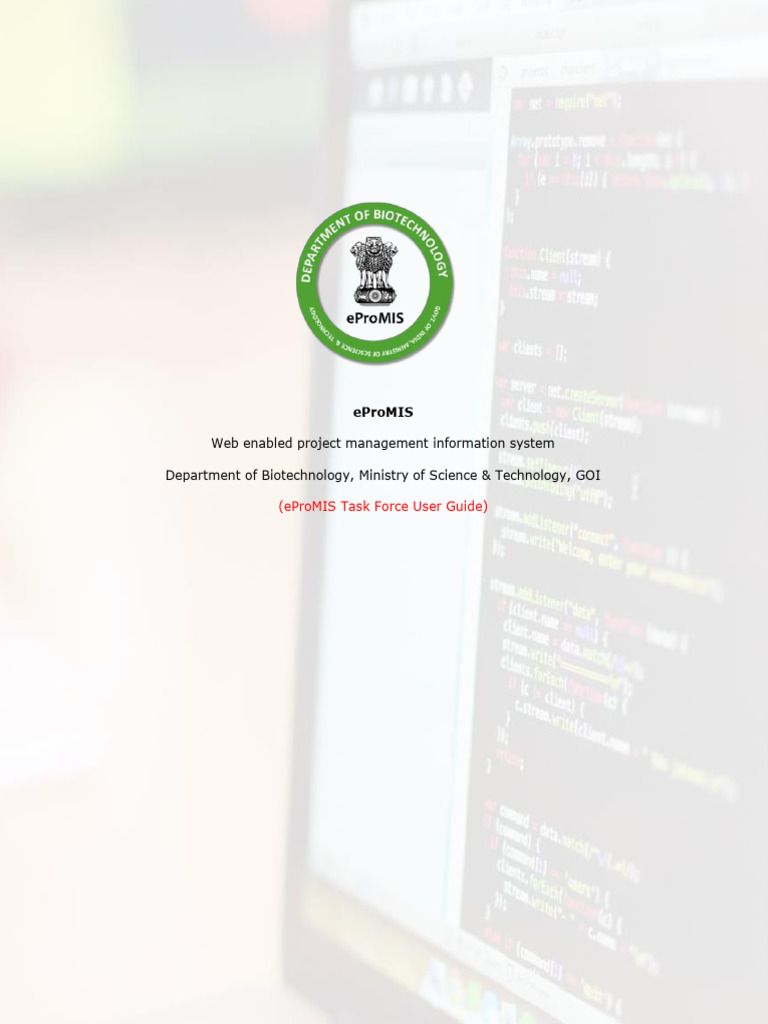 EProMIS TF User Guide | PDF | Password | User (Computing) EProMIS TF User Guide | PDF | Password | User (Computing)