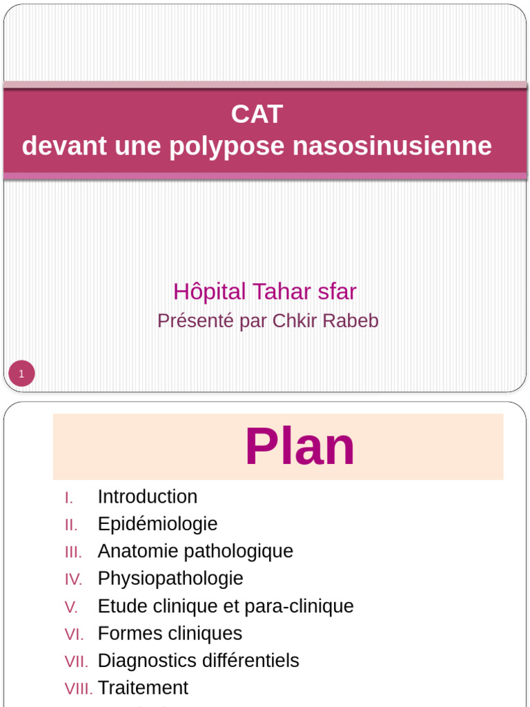 La Polypose Nasosinusienne Rabeb | PDF | Asthme | Inflammation