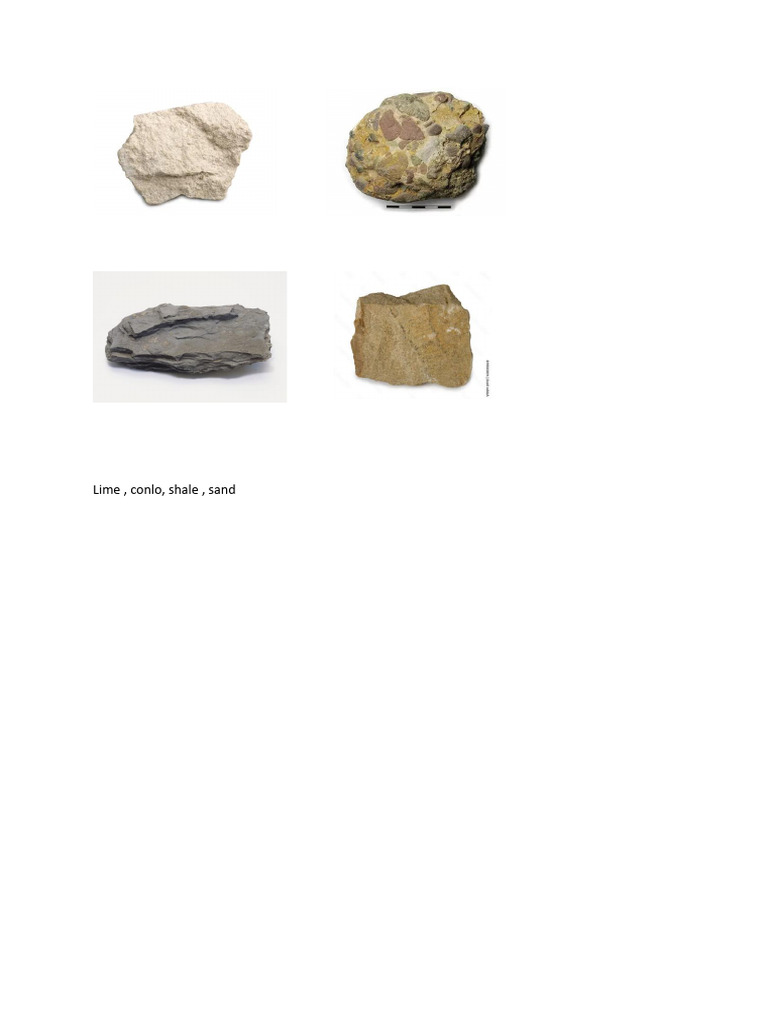 Sedimentary Rocks Eg | PDF