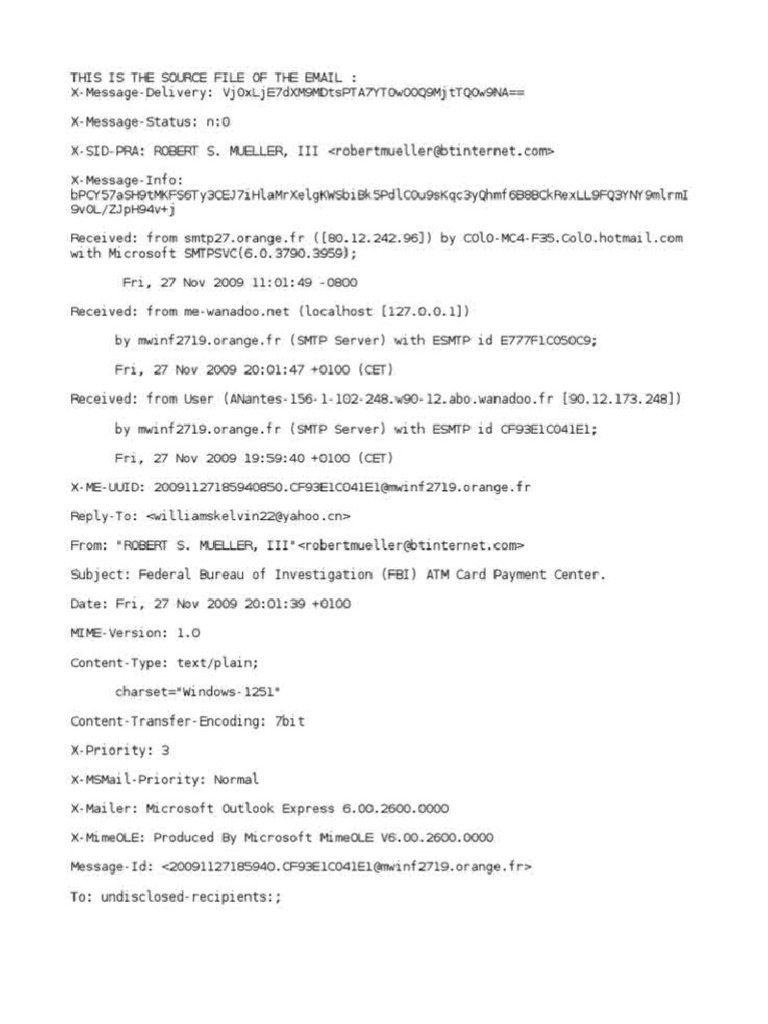 FBI | PDF | Automated Teller Machine | Federal Bureau of Investigation ...